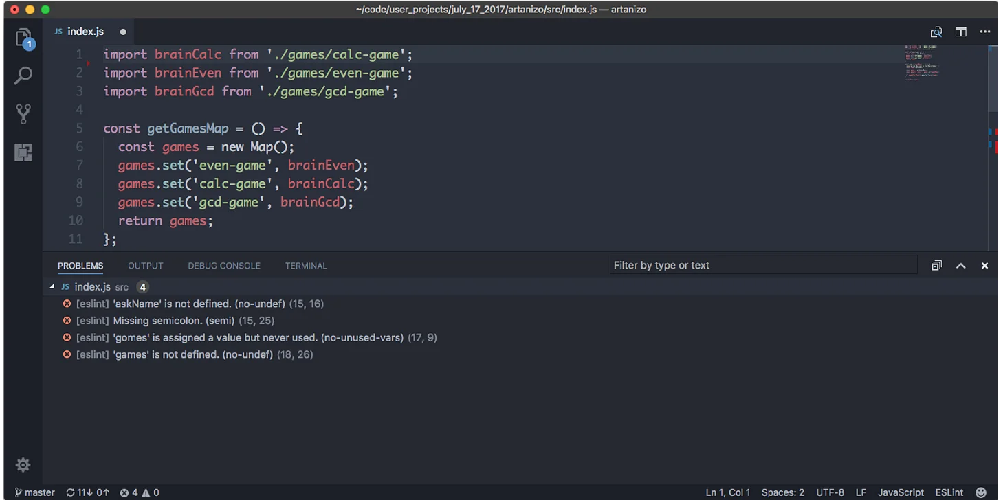 Как настроить VS Code для разработки на JavaScript | Hexlet Guides